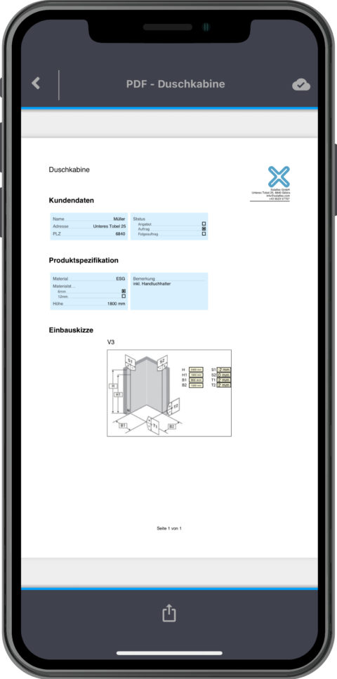 Measurement Sheet - Solaflex